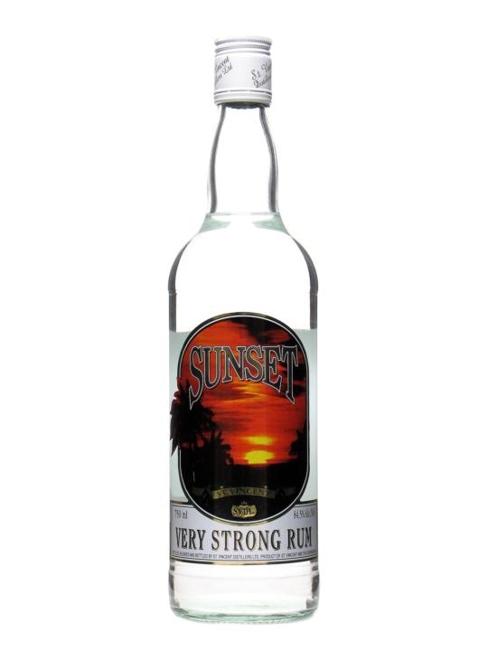 Sunset Very Strong Rum | St Vincentian Rum | Whisky Marketplace Australia